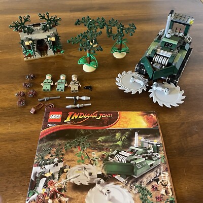 LEGO Indiana Jones: Jungle Cutter (7626) with instructions Missing Indy ...