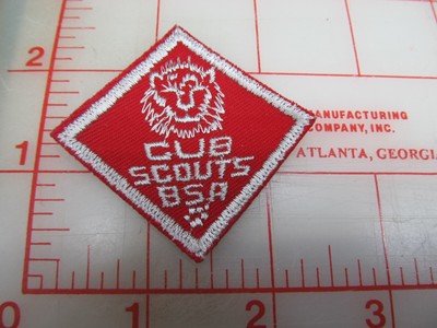 Cub Scout LION rank collectible glue back patch (g30) | eBay