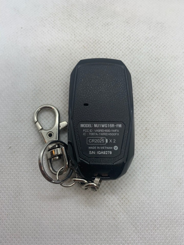 Nustart VA5REH500-1WFX Remote Alarm Keyless Entry Key Fob TESTED 8989 ...