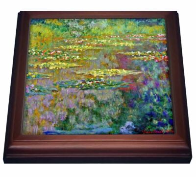 3dRose Water lilies by impressionist artist Claude Monet - waterlilies ...