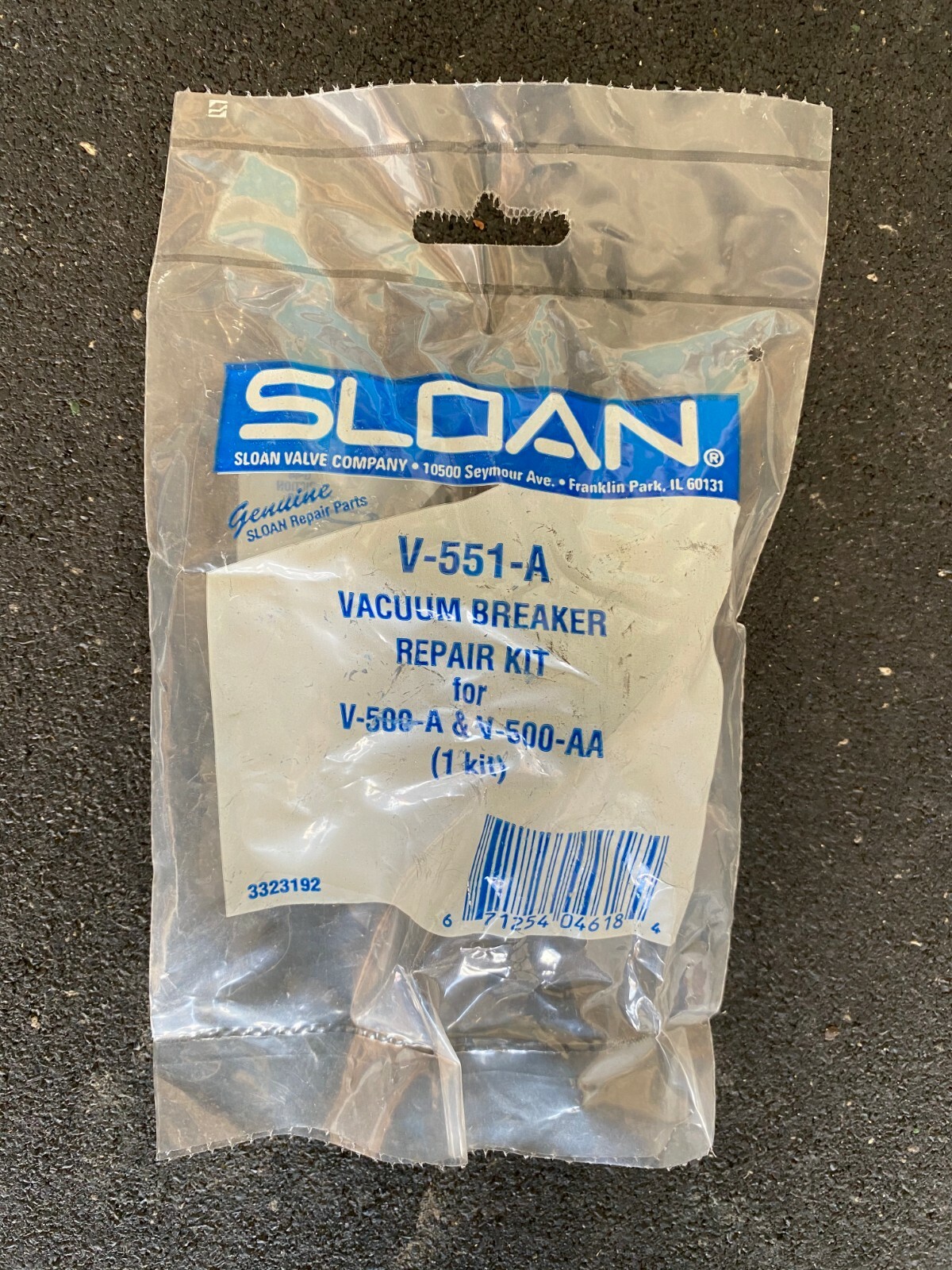 SLOAN V-551-A Rubber Vacuum Breaker Kit 3323192 671254046184| eBay
