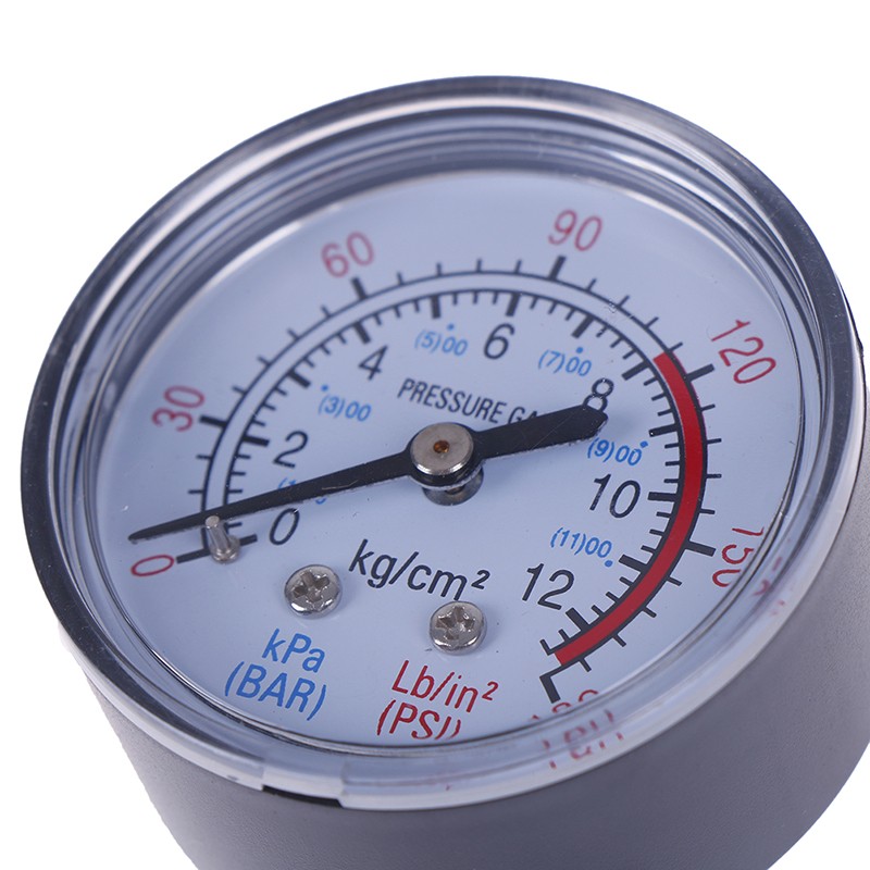 Bar-Luft manometer 13mm 1/4 BSP Gewinde Doppel waage für Luft ...