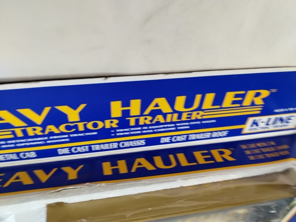 K-LINE Electric Trains Die-Cast Heavy Hauler Tractor Trailer Ashley NOS ...