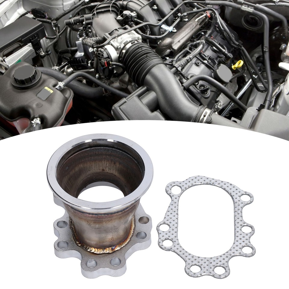 V Band Adapter Exhaust Downpipe Flange Kit Antiscratch Outlet Convert ...