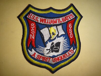Cold War US Navy USS WILLIAM H. BATES SSN-680 Submarine Patch | eBay