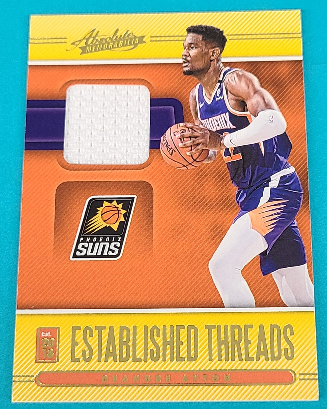 2020 Absolute Mem. Established Threads #ET-AYT Deandre Ayton Basketball ...