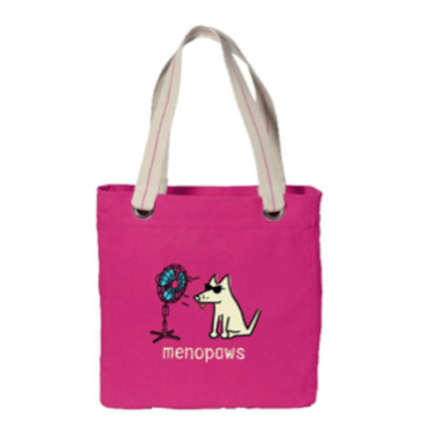 Teddy The Dog Tote Bag - Menopaws! Support Dog Rescue | eBay