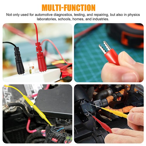 22Pcs Automotive Back Probe Kit Multimeter Test Leads Alligator Clips ...