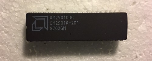 AMD INC. AM2901CDC 4-BIT, BIT-SLICE MICROPROCESSOR, CDIP40 *QTY:2* NEW ...