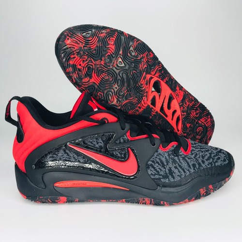Nike KD 15 Bred Black Red Basketball Sneakers Men's 11.5 DC1975-003 | eBay