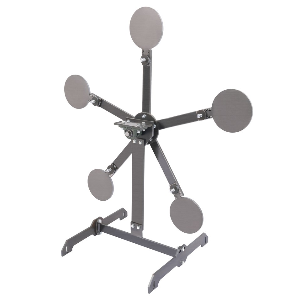Portable Metal Target Stand Steel Shooting Target 8" Paddles Steel Anti ...