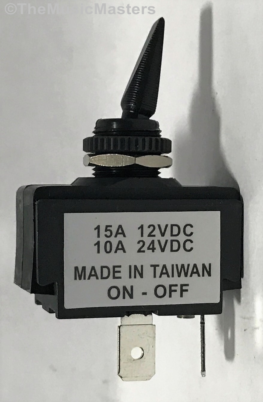 Car Boat RV Classic 12 Volt 2 Terminal SPST On/Off Utility Toggle ...