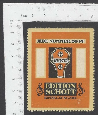 AOP Germany Edition Schott Single Edition 20PF vintage advert poster ...