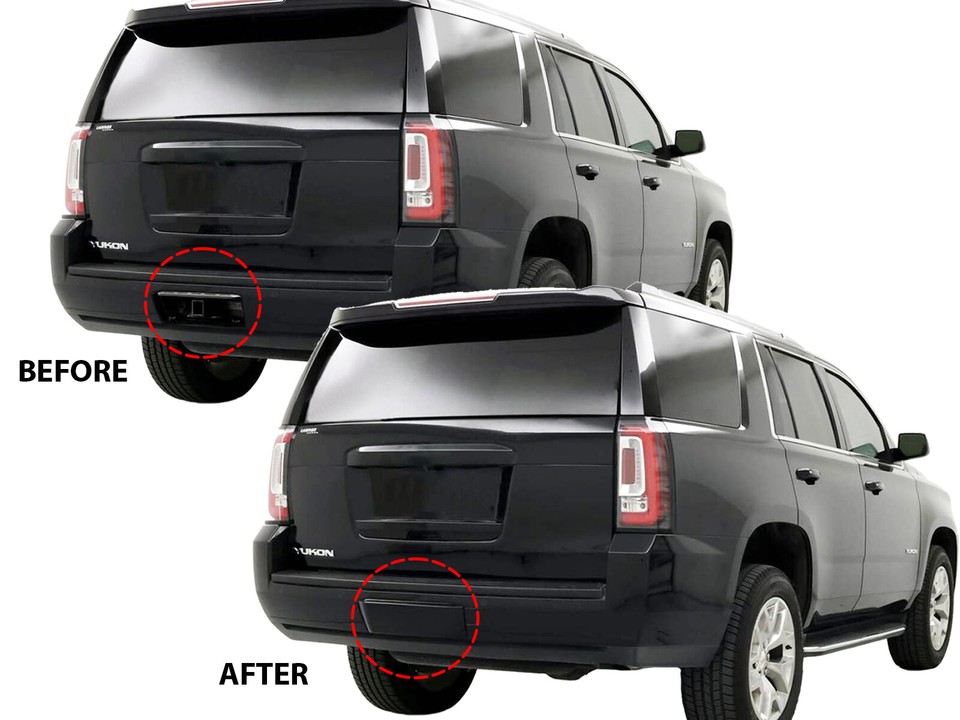 For Trailer Hitch Cover with Clips PTM 2015 - 2020 GMC Yukon / Yukon XL ...