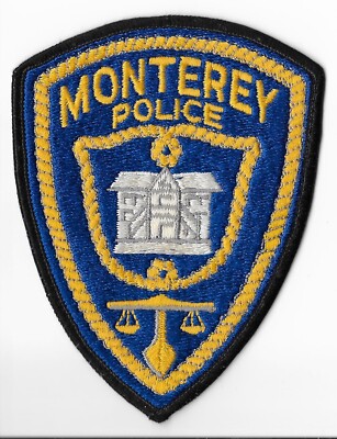 Monterey Police Department, California Shoulder Patch V2 | eBay Australia
