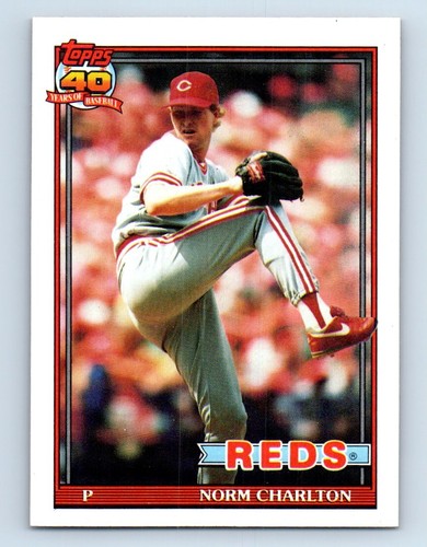 1991 Topps Norm Charlton Cincinnati Reds #309 | eBay