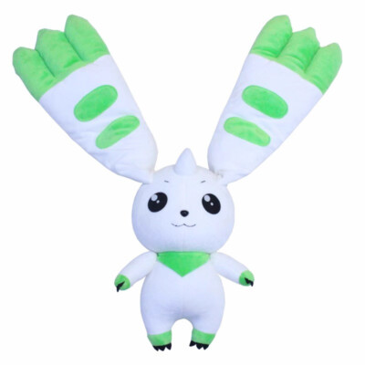 Digimon Adventure Terriermon Plush Doll Digital Monster White Lopmon ...
