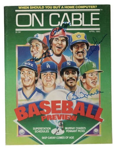 Billy Martin/Pete Rose/Gary Carter/R. Fingers Signed Full Magazine HOF ...