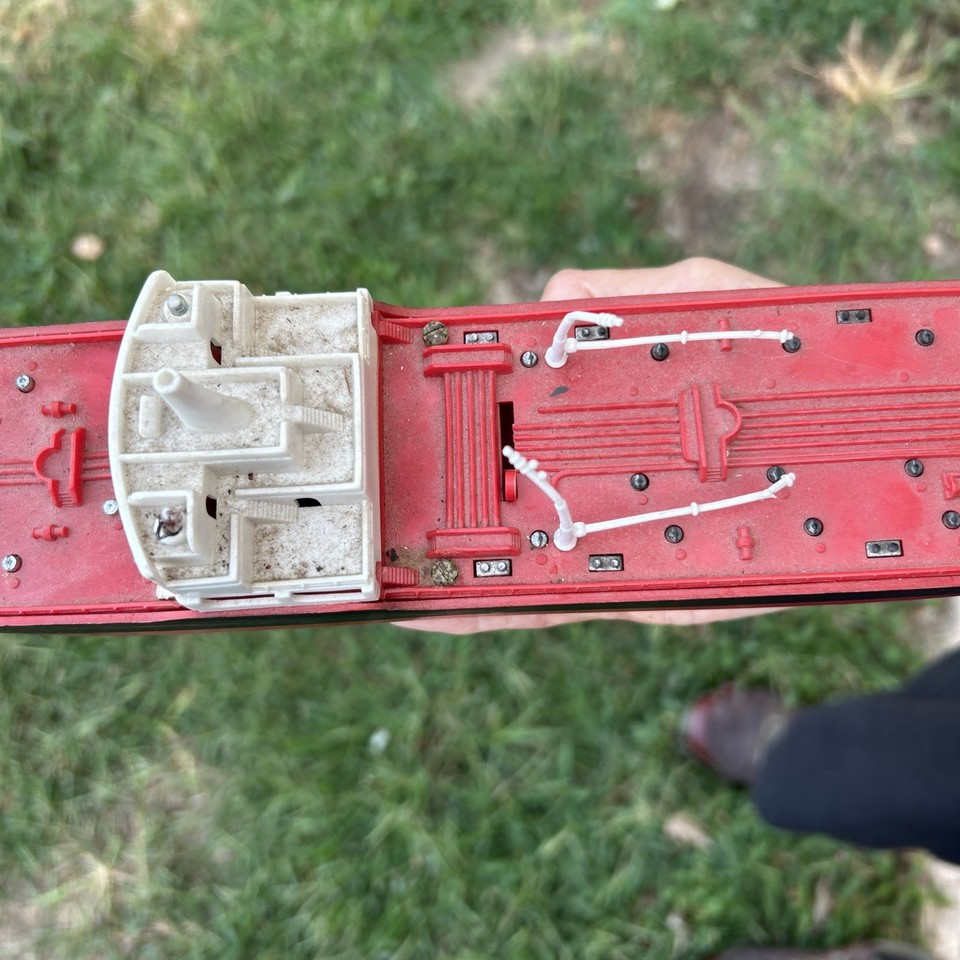 1966 Hess Voyager Toy Battery Operated Boat Tanker Ship! | eBay