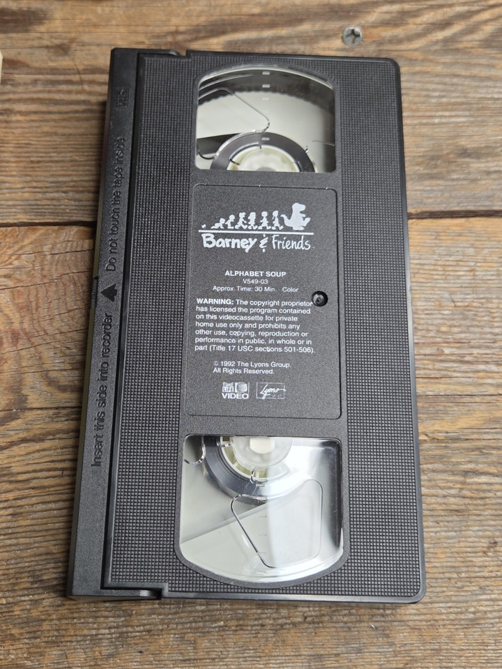 Barney & Friends - Alphabet Soup (VHS 1992) | eBay