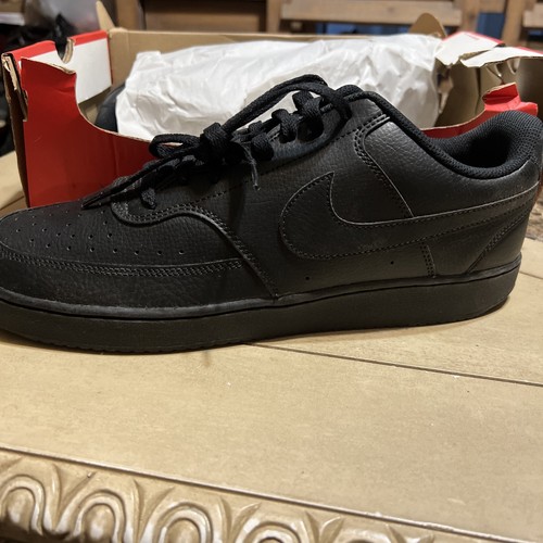 Nike Court Vision Low Triple Black Mens Shoes Size 13 CD5463-002 New | eBay