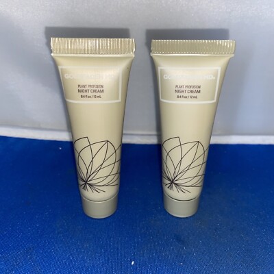 {E24} 2 x GOLDFADEN MD Plant Profusion Night Cream • 0.4 Fl Oz | 12 ml ...
