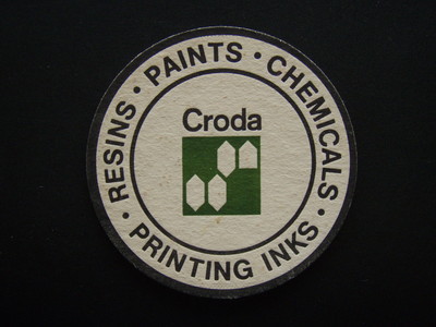 CRODA RESINS PAINTS CHEMICALS PRINTING INKS COASTER | eBay