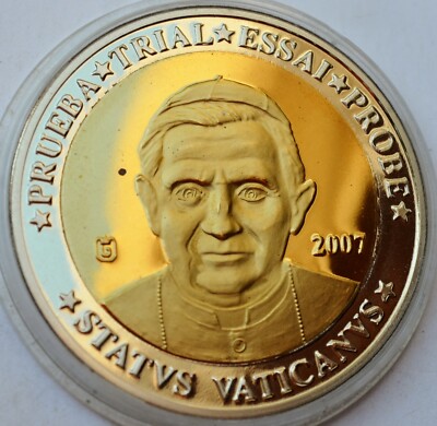 10 Euro 2007 Vatican City, Pattern Coin, Pope Benedict XVI | eBay