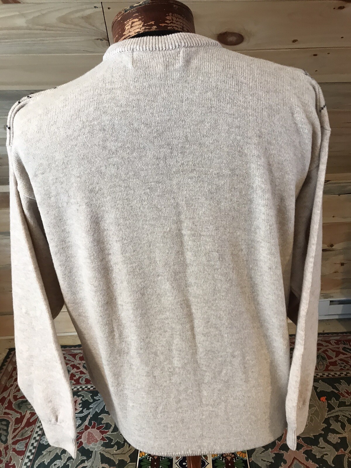 JAMES PRINGLE WEAVERS of Inverness V-Neck Argyle Wool Sweater Sz M ...