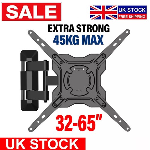 STRONG TV WALL BRACKET MOUNT 32-65" SWIVEL TILT FULL MOTION FOR LED ...