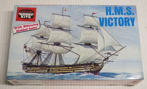 SEALED VINTAGE H.M.S. VICTORY SHIP LIFE LIKE HOBBY KITS MODEL KIT 09369 ...
