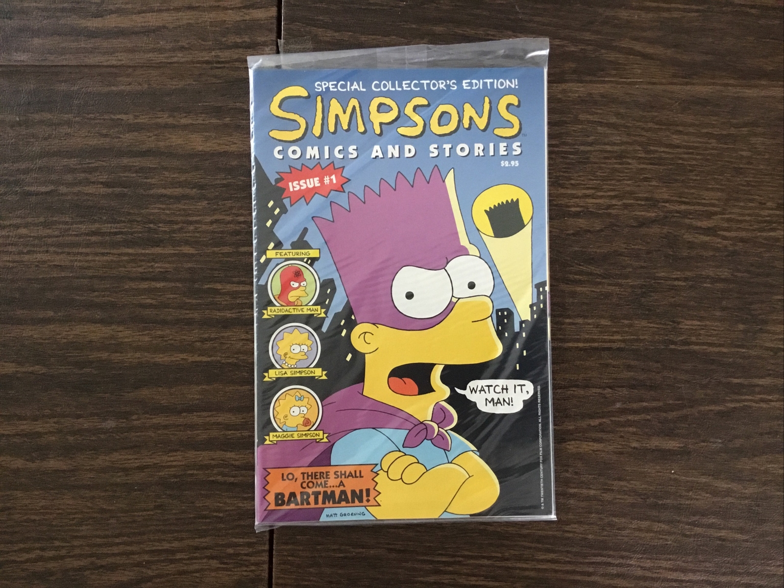 THE SIMPSONS SPECIAL COLLECTORS EDITION #1 FACTORY SEALED. MINT ...