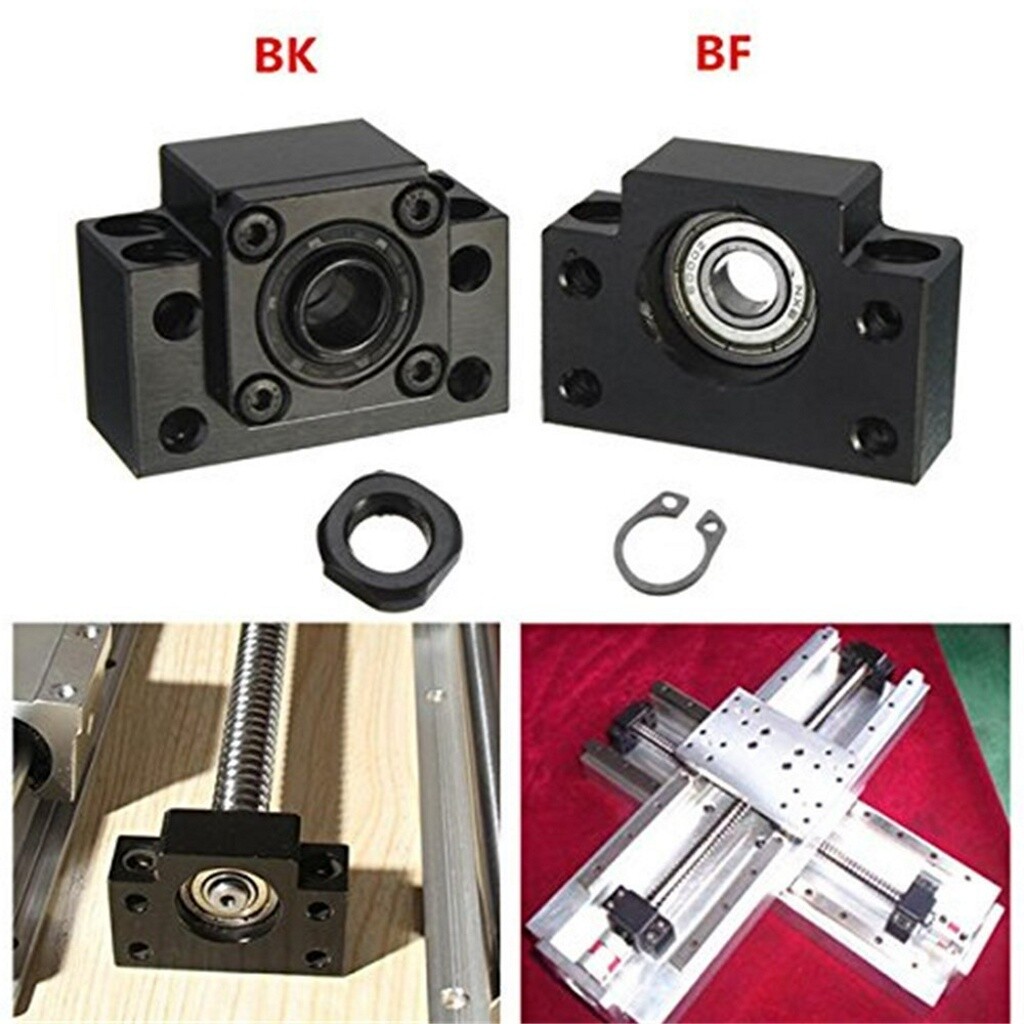1set BK10+BF10/ BK12+BF12/ BK15+BF15 End Support Bearing Block for ...