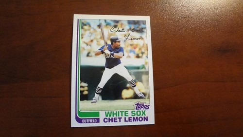 1982 TOPPS # 493 CHET LEMON BASEBALL CARD | eBay