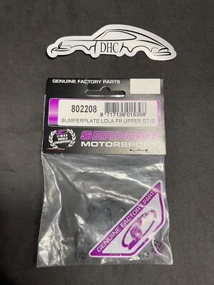 Serpent Vintage RC Car Part # 802208 Bumper Plate Lola Front Upper S710 ...
