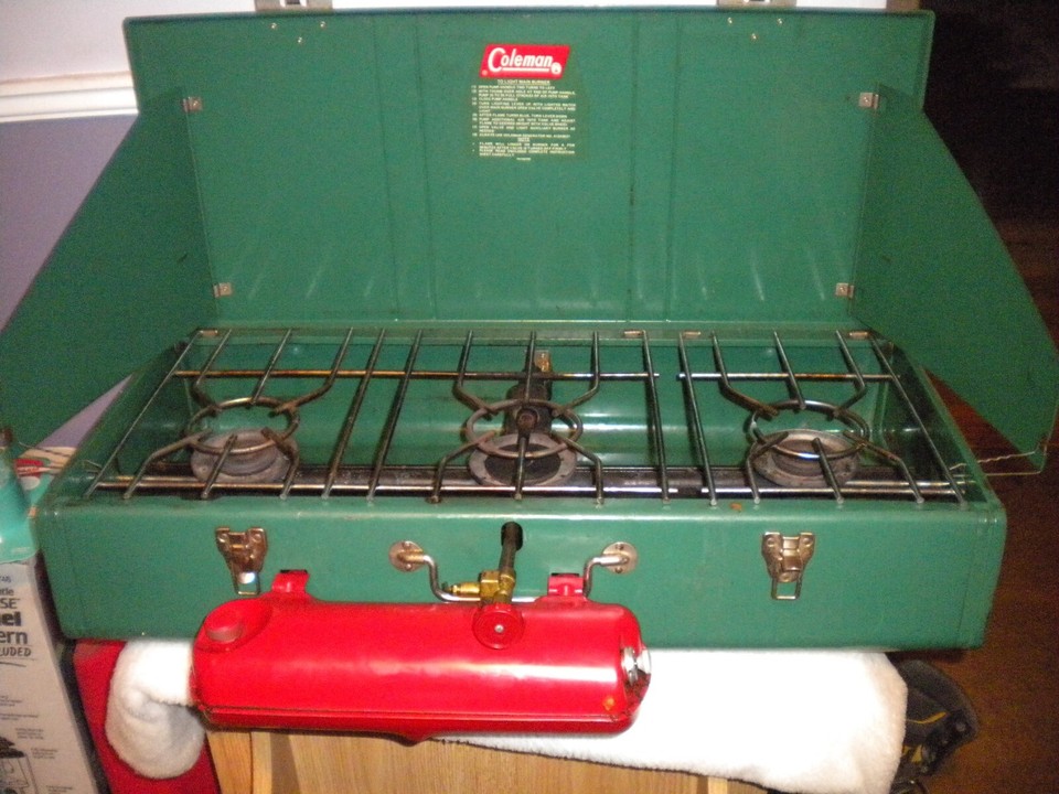 Coleman 3 Burner Camp Stove Model 426D Dated N71 | eBay