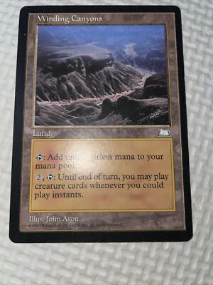 MTG Winding Canyons Weatherlight Regular Rare LP | eBay