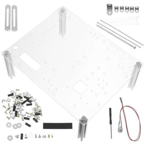 Computer Case Mini Motherboard Transparent Stand Travel Chassis Rack ...