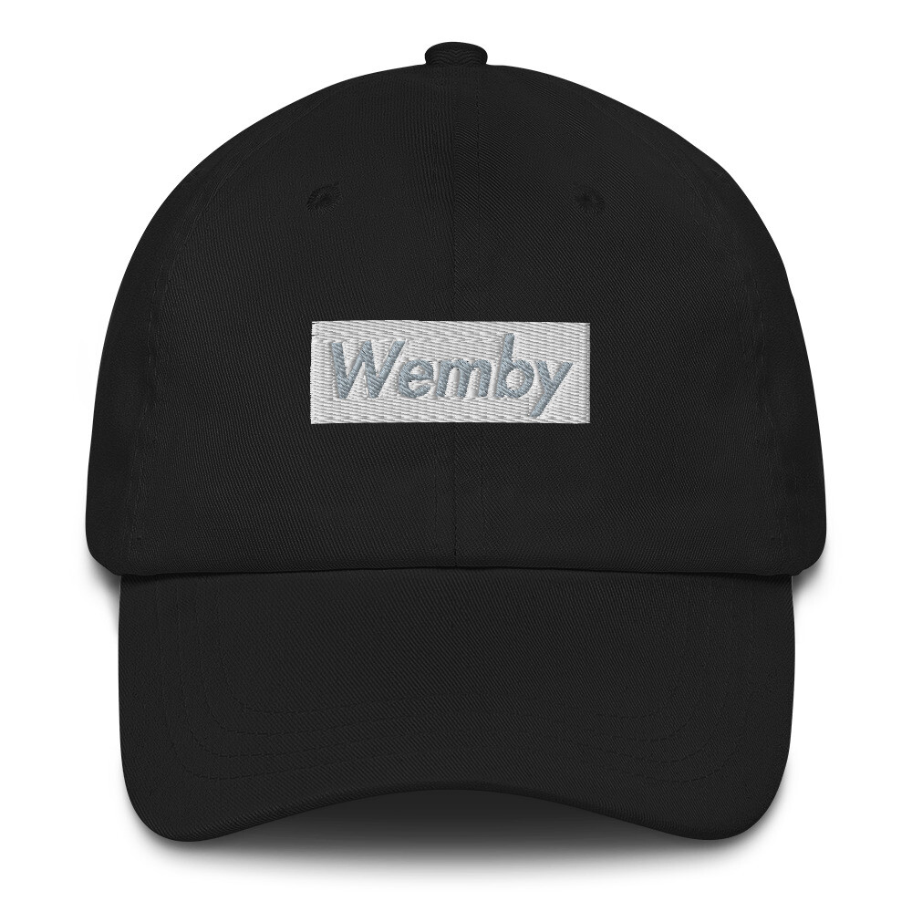 WEMBY Victor Wembanyama EMBROIDERED DAD HAT Box Logo 1-Size Cap Spurs ...