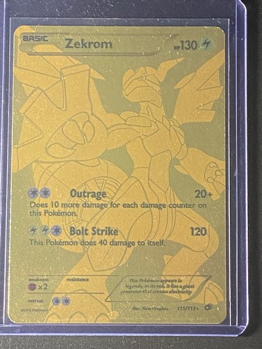 Pokémon TCG Zekrom Legendary Treasures 115/113 Holo Secret Rare | eBay