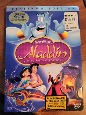 Aladdin (DVD, 2004, 2-Disc Set, Platinum Edition) Walt Disney | eBay