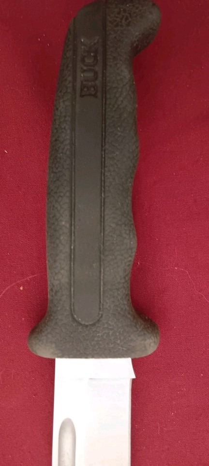 Buck 619 Woodmate Fixed Blade Knife Rubber Handle | eBay