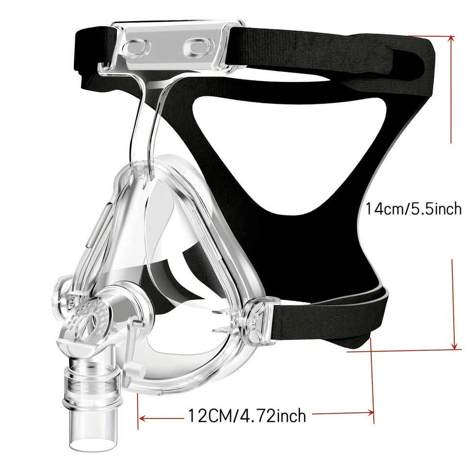 Universal CPAP Mask Respirator Headgear Face Mask Good Sleep Dual-Layer ...
