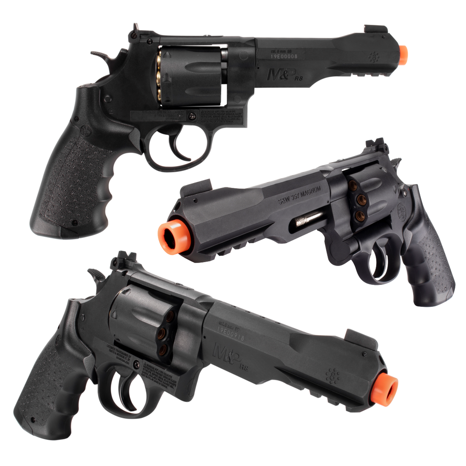 Umarex Smith and Wesson M&P R8 Revolver CO2 AirSoft BB Black Pistol | eBay