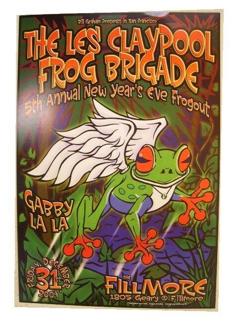 Les Claypool Poster The Fillmore Frog Brigade Primus | eBay