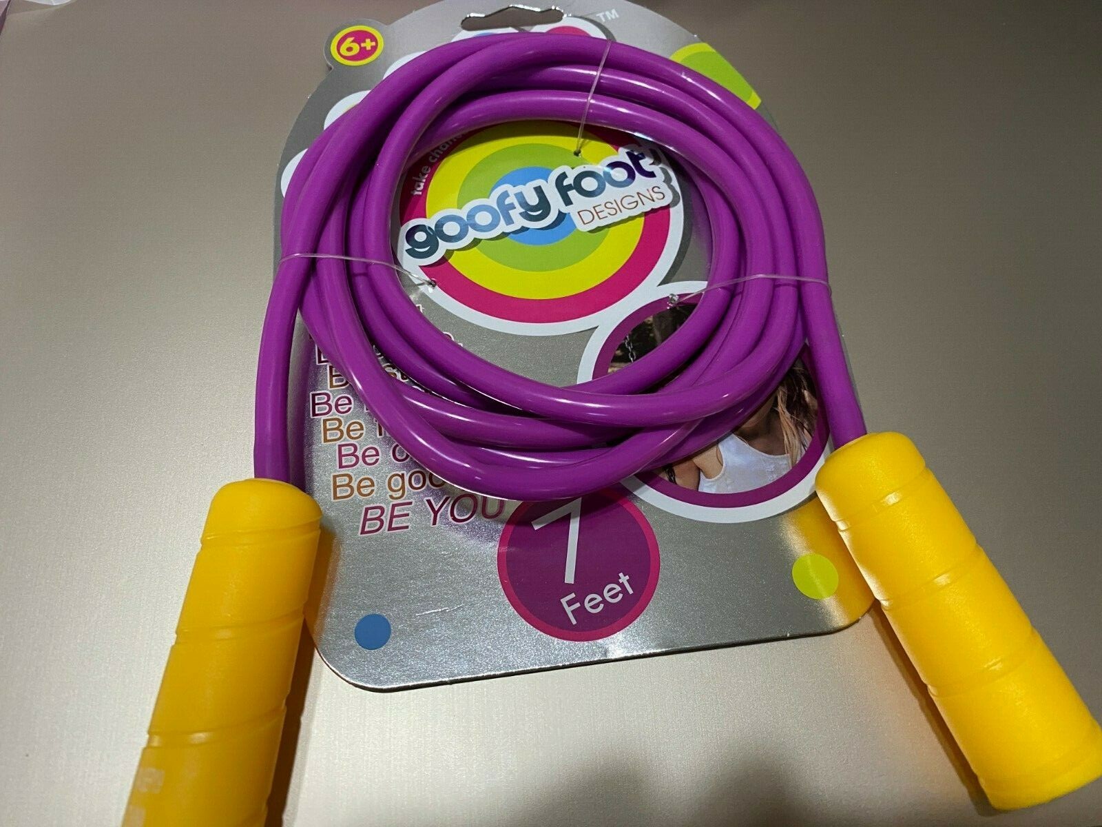 New In Packaging Jump Rope Goofy Foot Designs 7 Feet | eBay