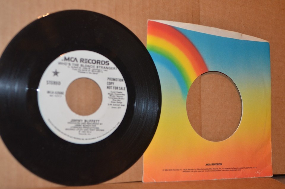 JIMMY BUFFETT: WHO'S THE BLONDE STRANGER; 1984 MCA 52550 MINT- W.L ...