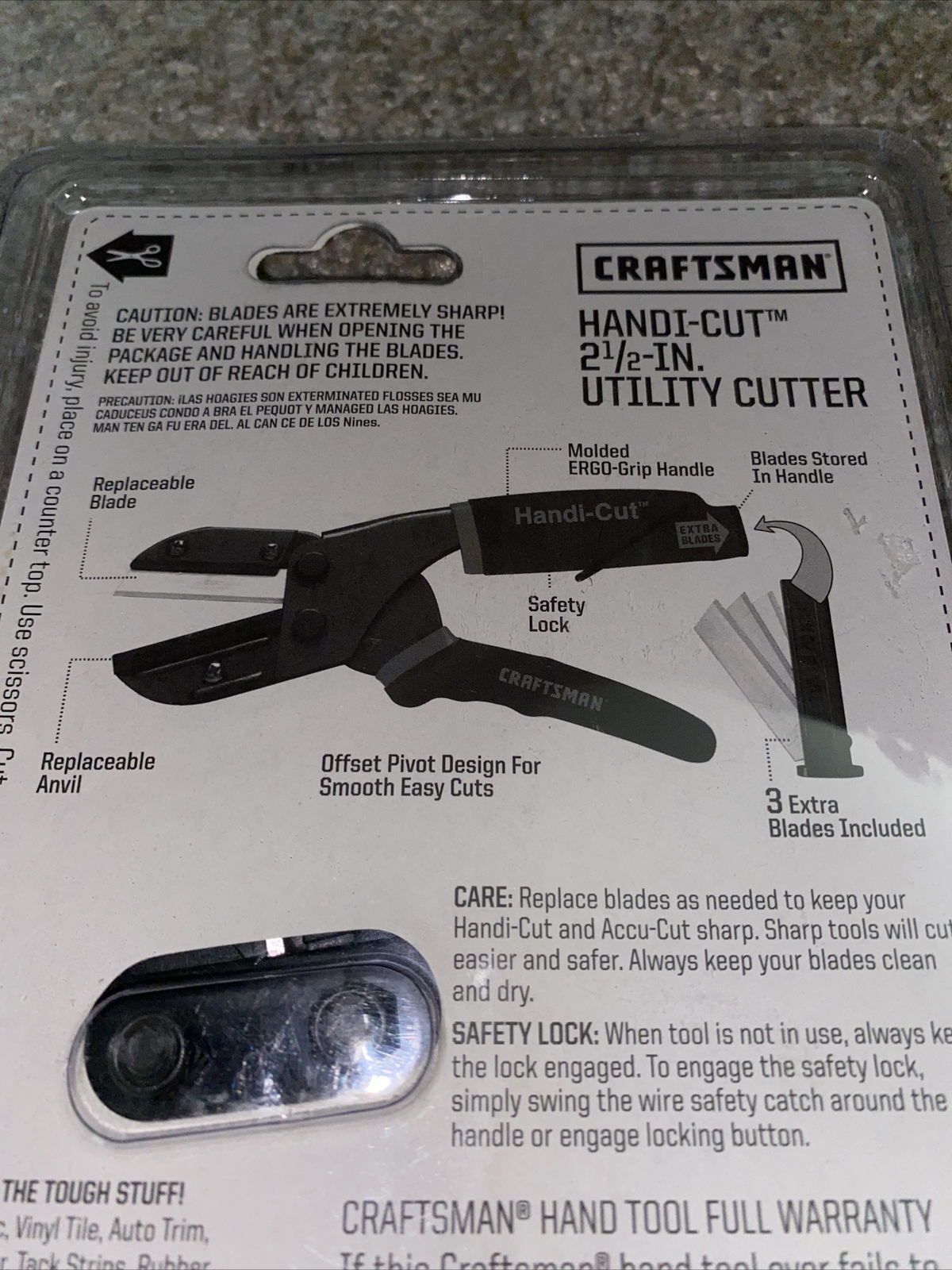 Vintage Craftsman Professional Handi-Cut Utility Snip 37300 Made in USA ...