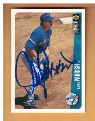Lance Parrish AUTOGRAPHED 1996 COLLECTOR'S CHOICE CARD SIGNED TORONTO ...