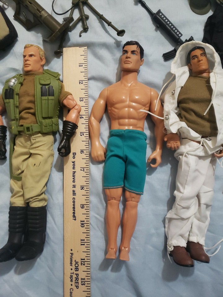 Huge lot Vintage 1996 1999 2003 12" Inch GI Joe Action Figures Read ...